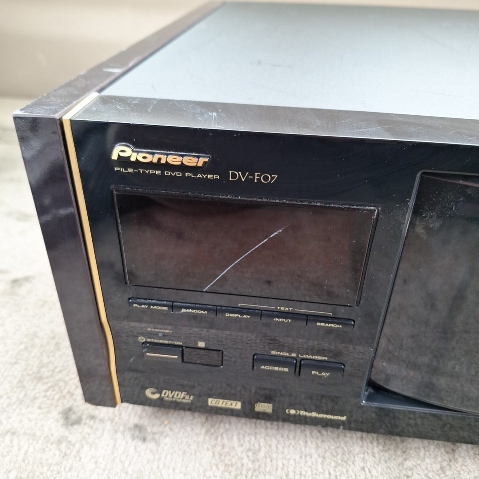 Defective Pioneer Elite Reference DV-F07 300+1 Disc Storage File-Type ...