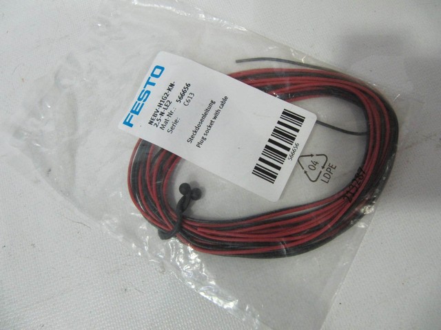 ( NEW) Festo Plug Socket With Cables NEBV-H1G2-KN-2.5-N-LE2 566656 for ...