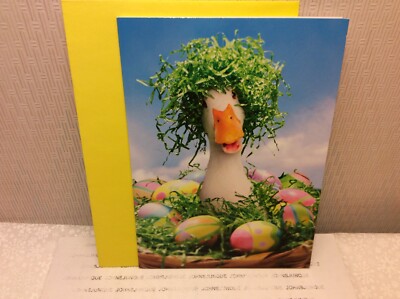 AVANTI EASTER GREETING CARD New w/Envelope "Jelly beans-colored eggs ...