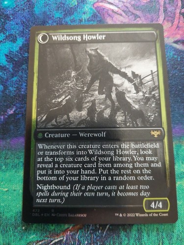 Howlpack Piper SS Foil Innistrad Double Feature MTG NM SHOWCASE CRIMSON ...