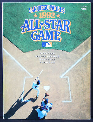 1992 San Diego Padres All-Star Game Official MLB Program Magazine | eBay