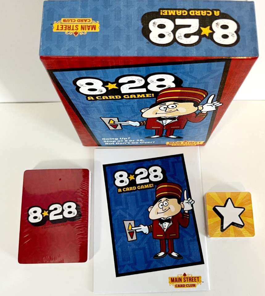 8 28 Card Game Sealed New Main Street Card Club 2015 2-6 Players 8+ E49 ...
