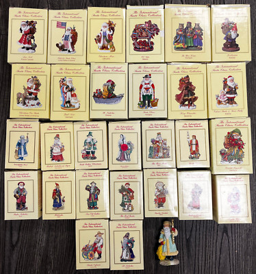 THE INTERNATIONAL SANTA CLAUS COLLECTION LOT OF 29 CHRISTMAS FIGURINES ...