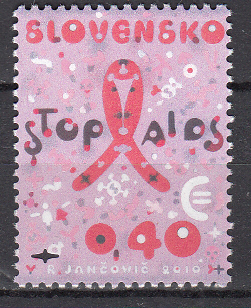 Slowakei Post 2010 Yvert 567 MNH Kampf Gegen El Aids - Medizin | eBay