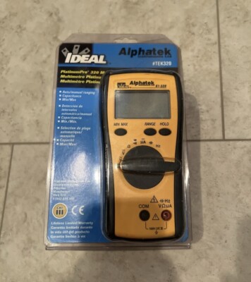 ideal alphatek 320 contractors multimeter | eBay