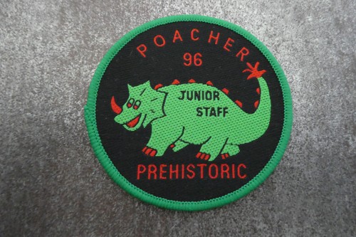 Poacher 96 Junior Staff Prehistoric Cloth Patch Badge Boy Scouts ...