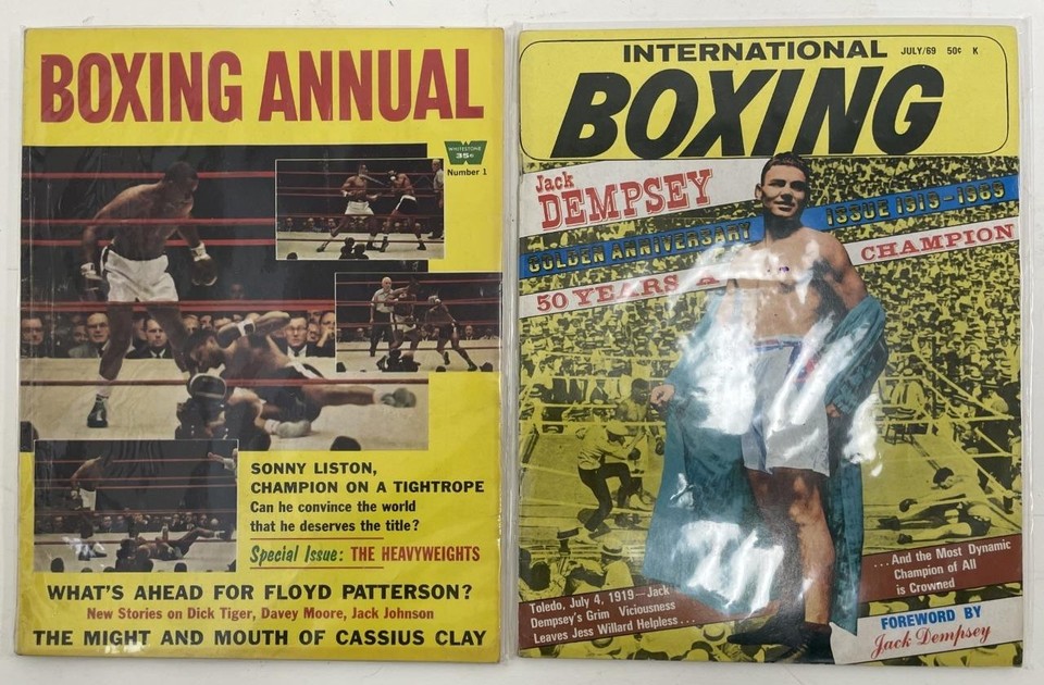 (8) 1963 - 1983 Boxing Magazine Lot - High Grade | eBay