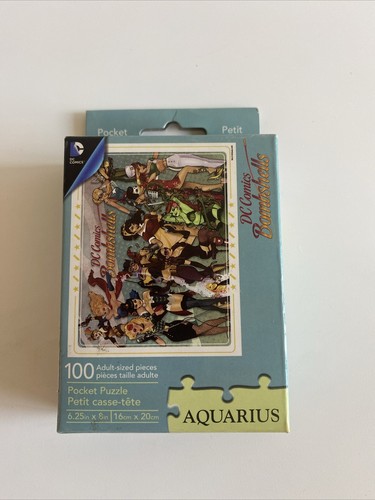 Open Box DC Comics Bombshells Jigsaw Mini Pocket Puzzle 100 Pieces 6.25 ...