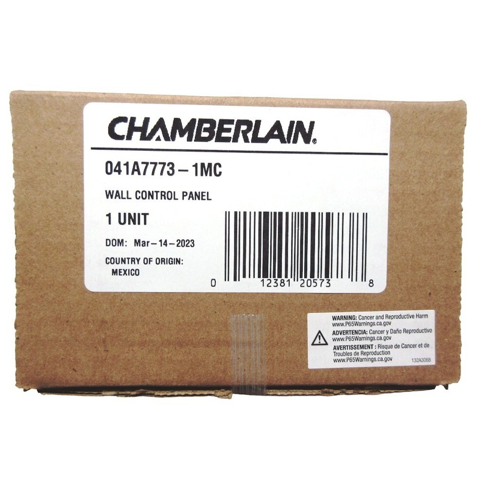 Chamberlain 041A7773-1MC Wireless Multi-Function Garage Wall Panel ...