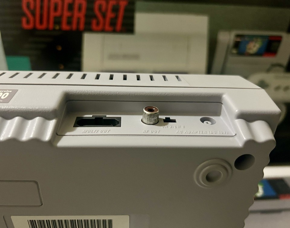 VINTAGE SNES SUPER NINTENDO SUPER SET W/ FACTORY PAPERWORK & TOYS’R’US ...