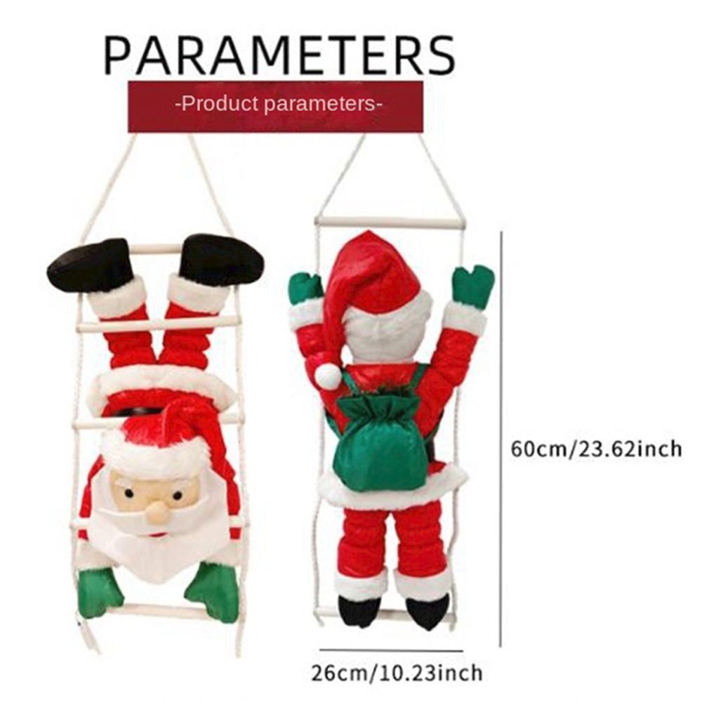 Inverted Ladder Santa Claus Doll for Home/Christmas Party/Navidad Kids ...