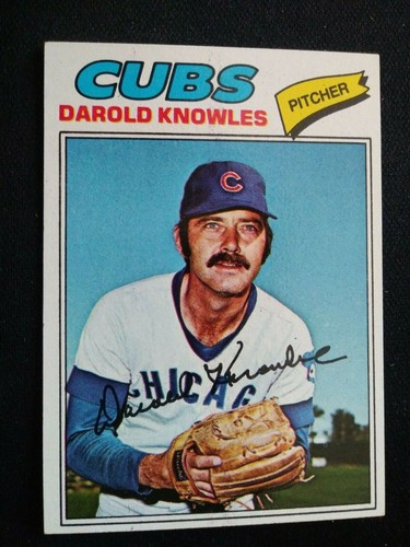 1977 Topps Baseball Card # 169 Darold Knowles - Chicago Cubs | eBay