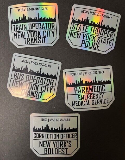 FDNY-EMS Paramedic Sticker Medium Holographic | eBay