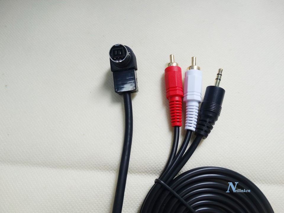 NEW SONY UNILINK CAR STEREO AUX INPUT ADAPTER + RCA AUDIO IN TO 3.5mm ...