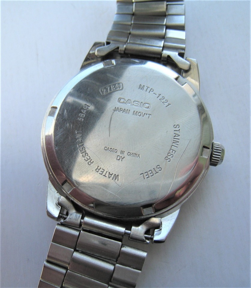 casio quartz watch mens MTP-1266 module 2719 Japan 50m WR 36mm | eBay