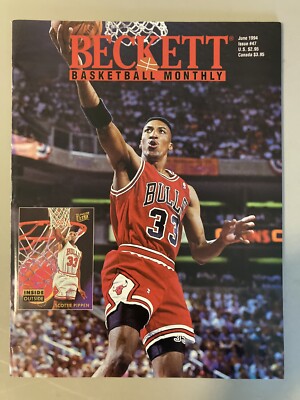 Beckett Basketball Monthly Magazine June 1994 Issue #47 Scottie Pippen ...
