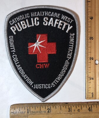 Catholic Healthcare West California Hospital Public Safety Security Guard Patch | eBay