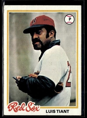 1978 Topps Luis Tiant Boston Red Sox #345 | eBay