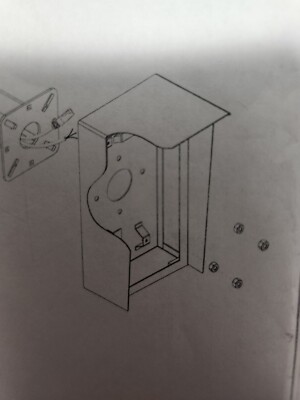 housing for flush mount video intercom gate entry system v2black/carbon ...