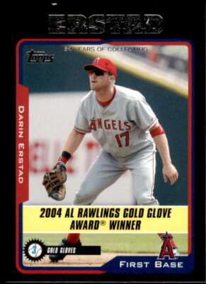 Darin Erstad Card 2005 Topps Black #697 | eBay