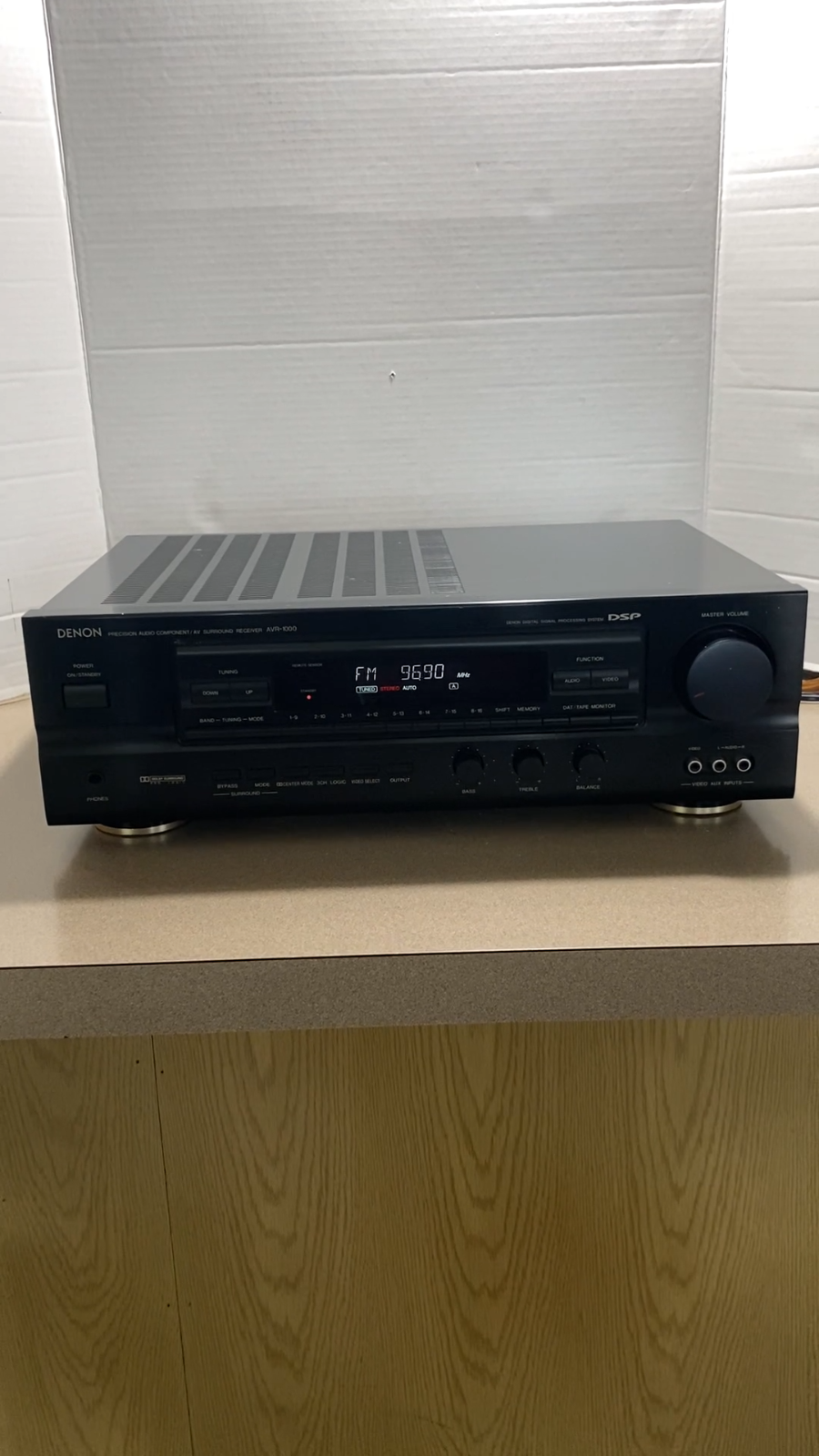Denon AVR-1000 Stereo AV Receiver with Dolby Pro Logic | eBay