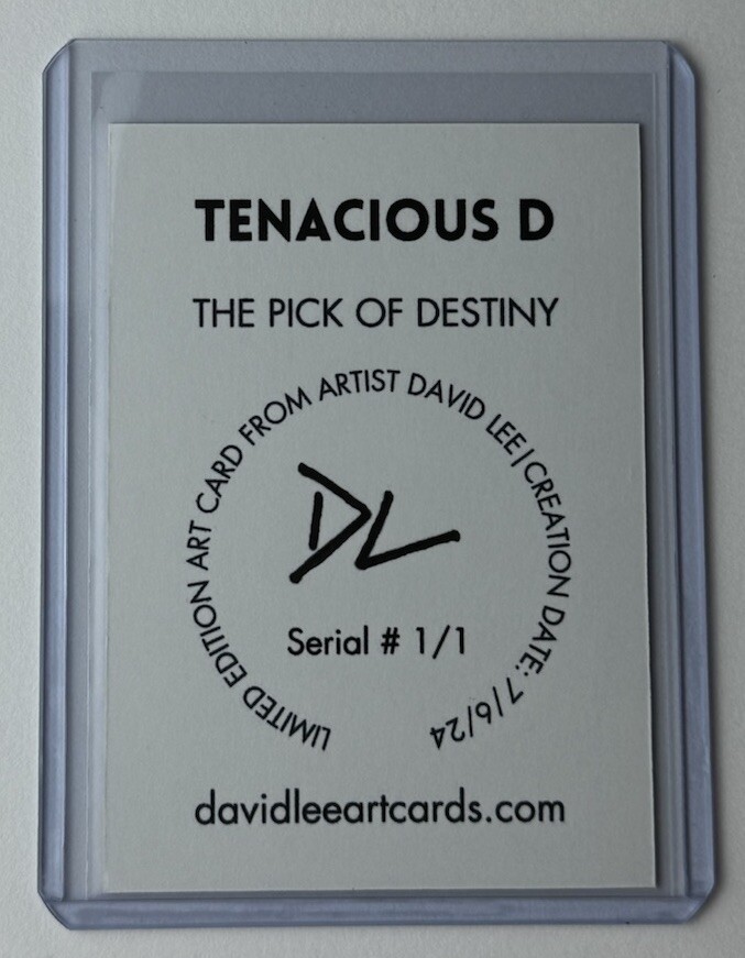 Tenacious D The Pick Of Destiny Platinum Plated Artist Signed Trading ...