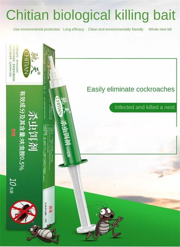 100% effective Cockroach Killer Gel Syringe against cockroaches 10g *UK ...