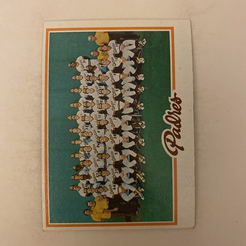 1978 Topps Baseball San Diego Padres Team Card #192 | eBay