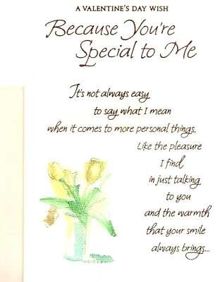 Happy Valentine's Day You Are Very Special To Me Hallmark Greeting Card ...