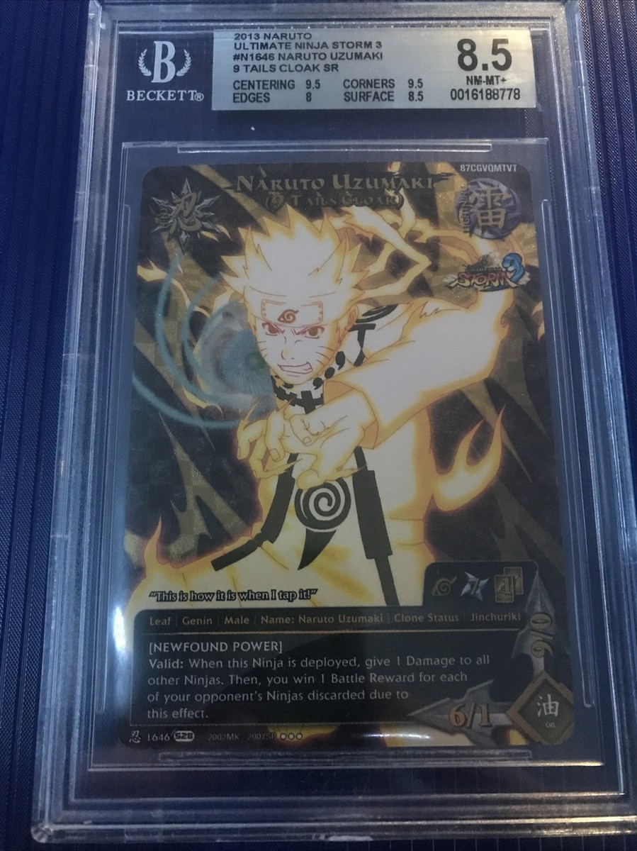 Naruto 9 Tails Cloak Card Pokemon Naruto 4 Tailed Cloak