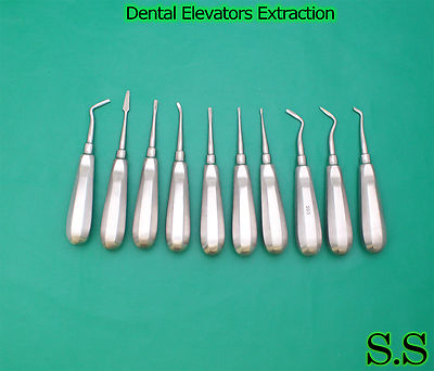 15 Dental Elevators Extraction Surgical Instruments NEW | eBay