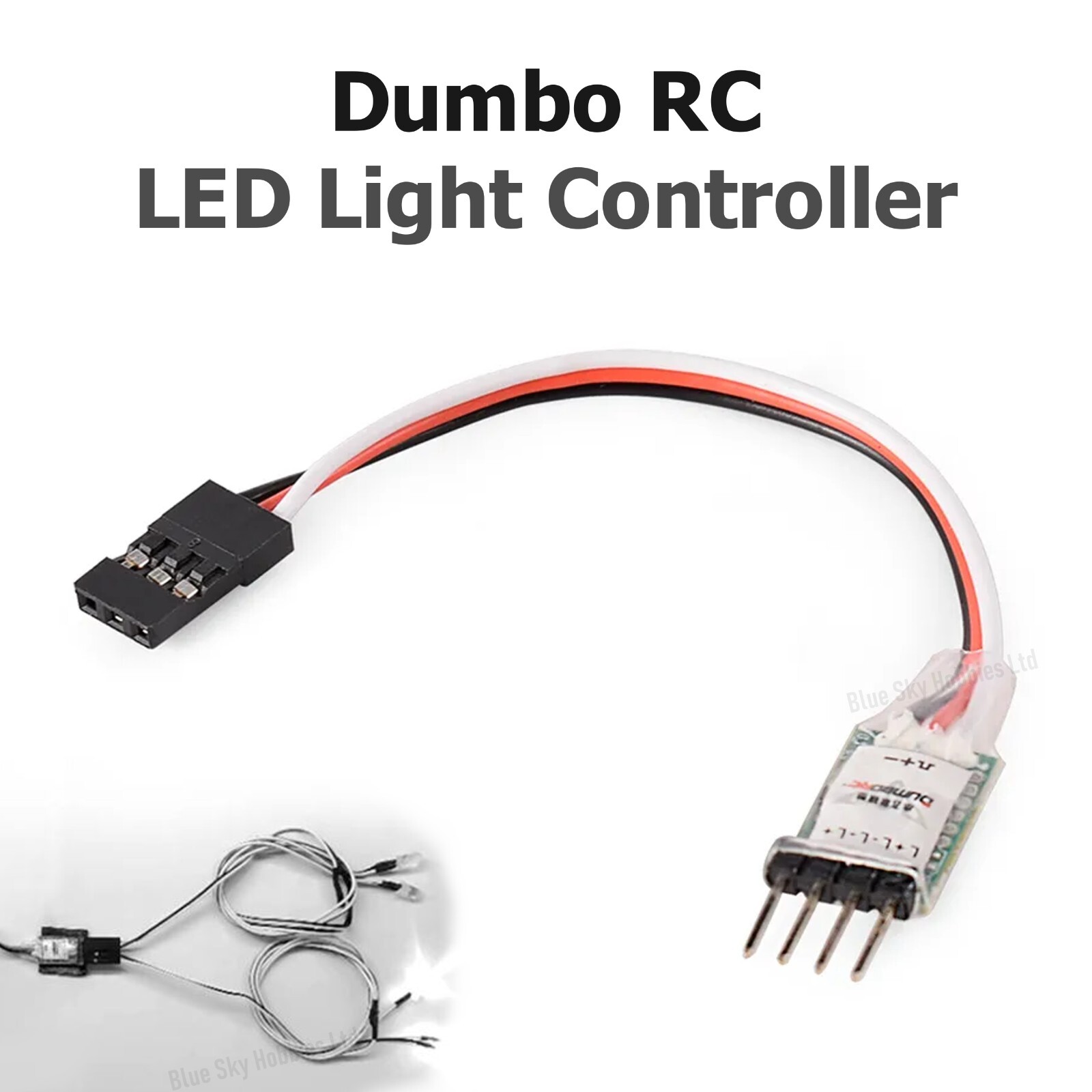 Dumbo RC LED Light Controller 3CH Switch System for RC Car Boat Crawler ...