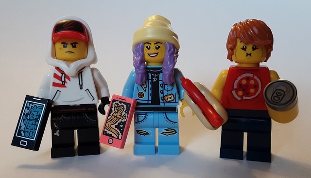 LEGO Hidden Side JACK DAVIDS PARKER RONNY MINIFIGURE from 70422 Shrimp ...