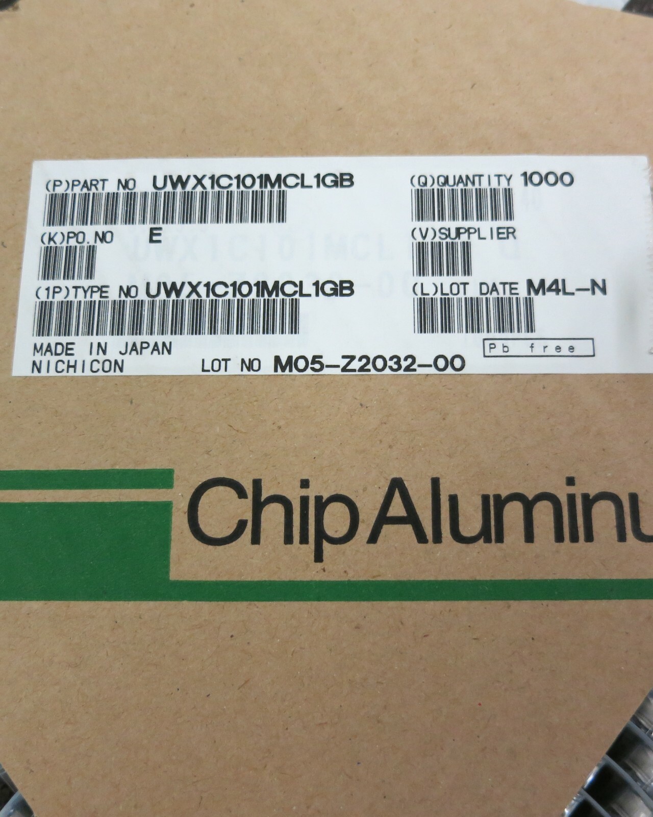 (50 PCS) Nichicon Electrolytic Capacitor 100uF 16v 20% UWX1C101MCL1GB ...