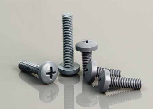 M8 Grey PVC Plastic Phillips Cross Round Pan Head Screws Insulation ...