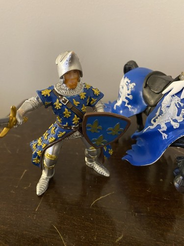 Papo Medieval Knights Soldiers and horses PVC figures | eBay