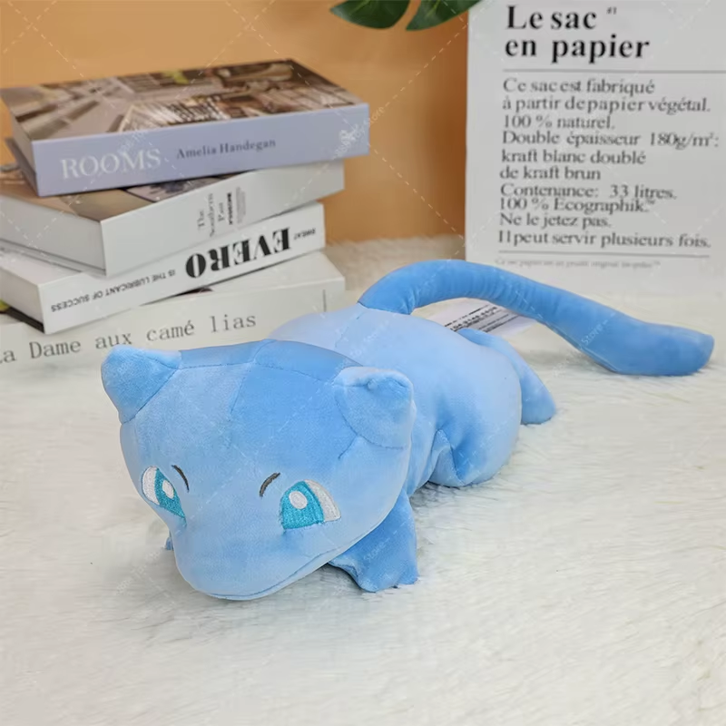 Mew Plush Pillow Soft Shiny Anime Cushion Cute Pokemon Sleep Toy ...