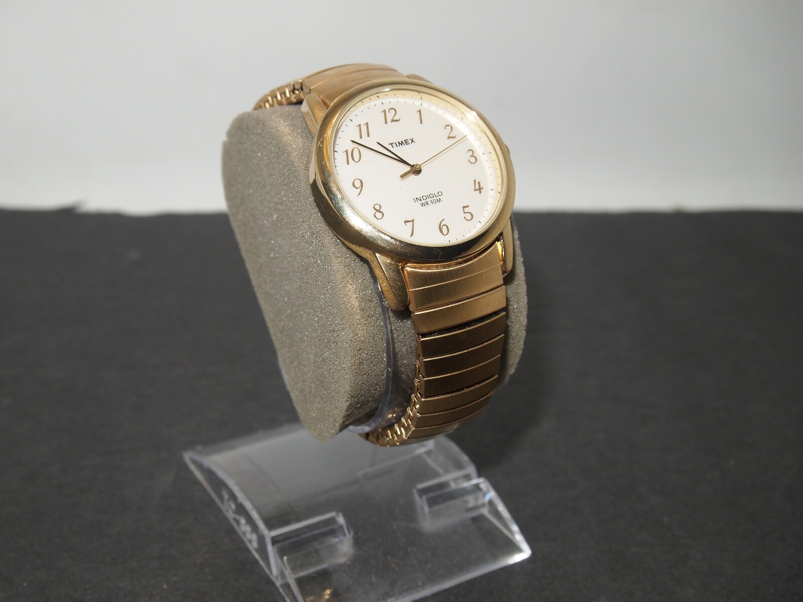 Timex T2H301, Easy Reader, Men's, Goldtone Expansion Watch, Indiglo ...