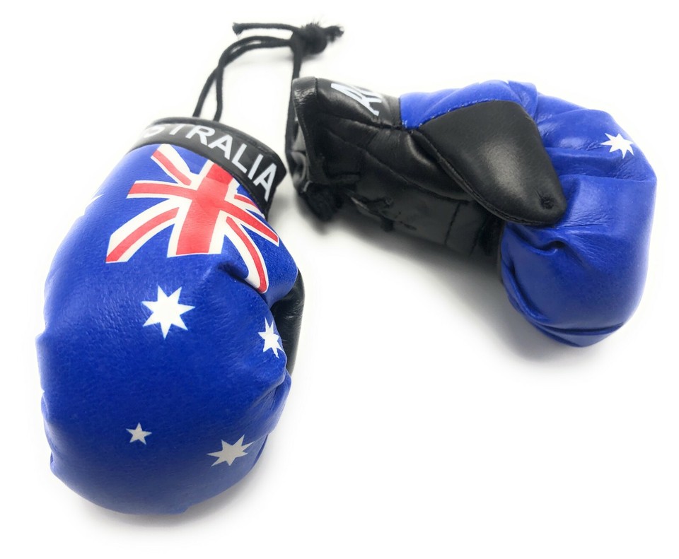 Country Flag Mini Boxing Gloves - New, One Pair, Multiple Countries ...