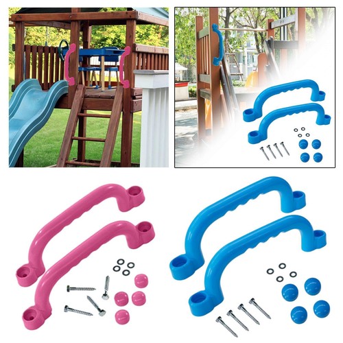 2 Pieces Playground Equipment Playroom Ladder Handles Swing Set ...