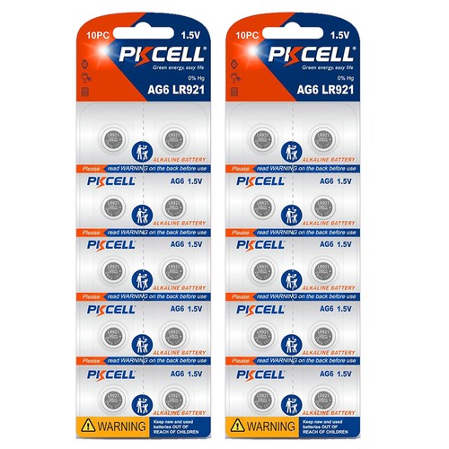 20X SR920SW AG6 LR69 LR921 SR921 Alkaline Watch Battery 371 370 Coin ...