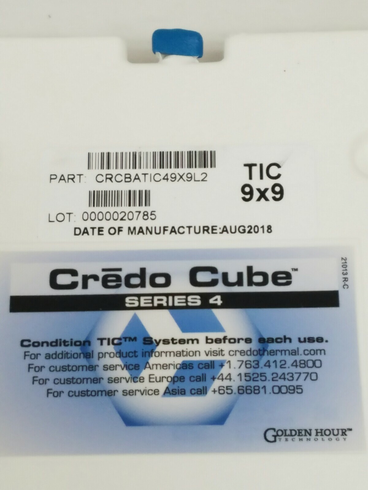 Lot of 6 Credo Cube TIC Panels Series 4 9x9 Smart Indicator Used Cold ...