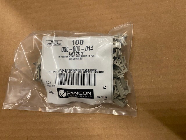 100 Pack -Pancon Corp 050-000-014 Latcon 050 Series Strain Relief ...