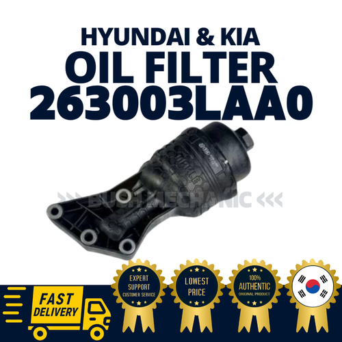 GENUINE OEM Hyundai Kia Engine Oil Filter Housing Complete Assy ...