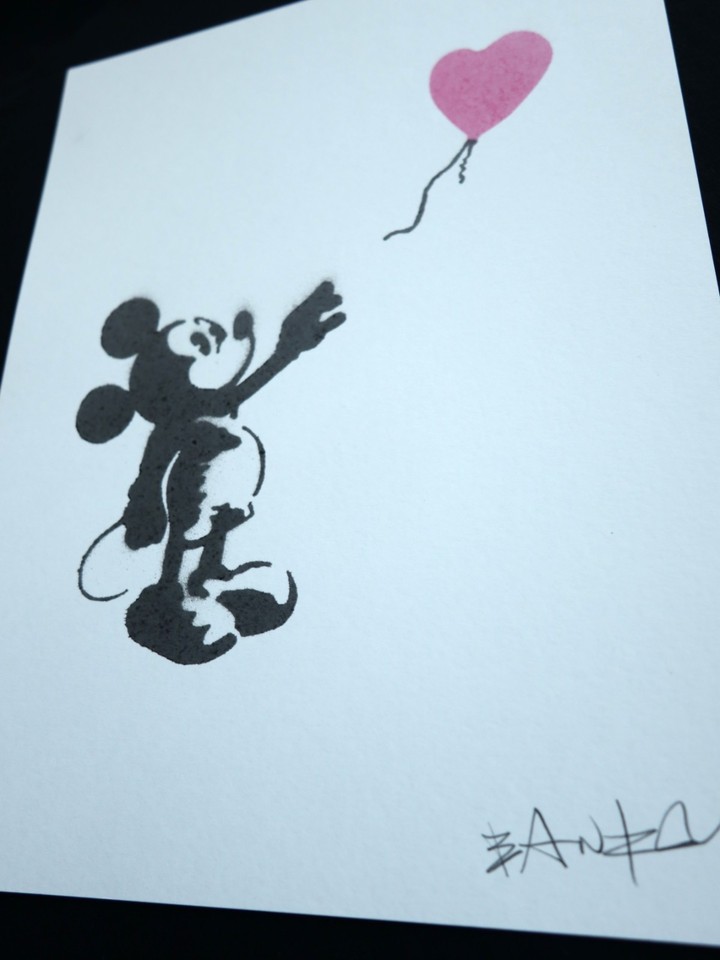 Graffiti, Street Art, Stencil, original spray, artwork, signed, BANKSY ...