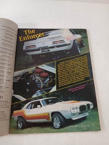 Autobuff Magazine USA January 1985 66 Ford Fairlane GT, 68 Chevelle ...