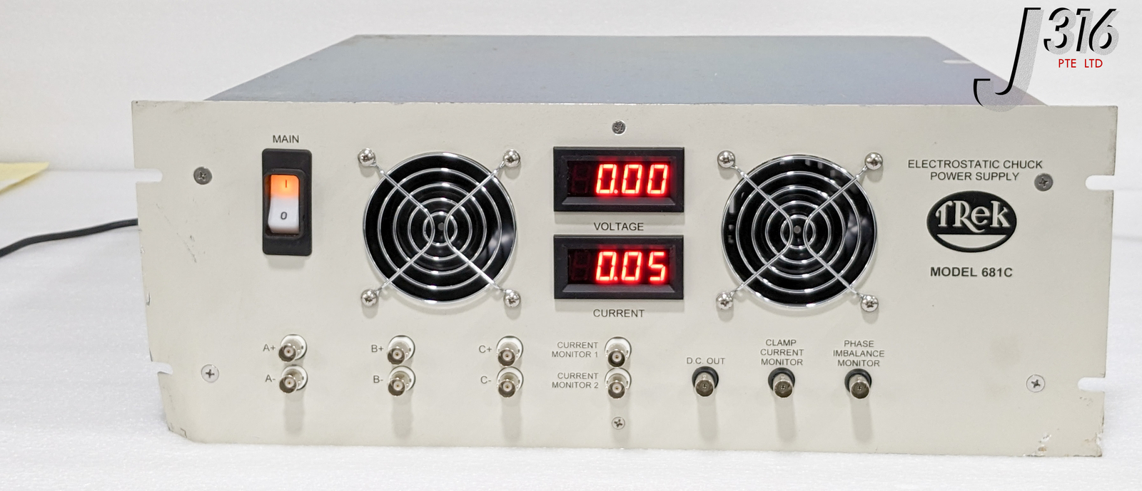 Trek 681C Electrostatic Chuck ESC Power Supply Varian E19294340 Spare ...