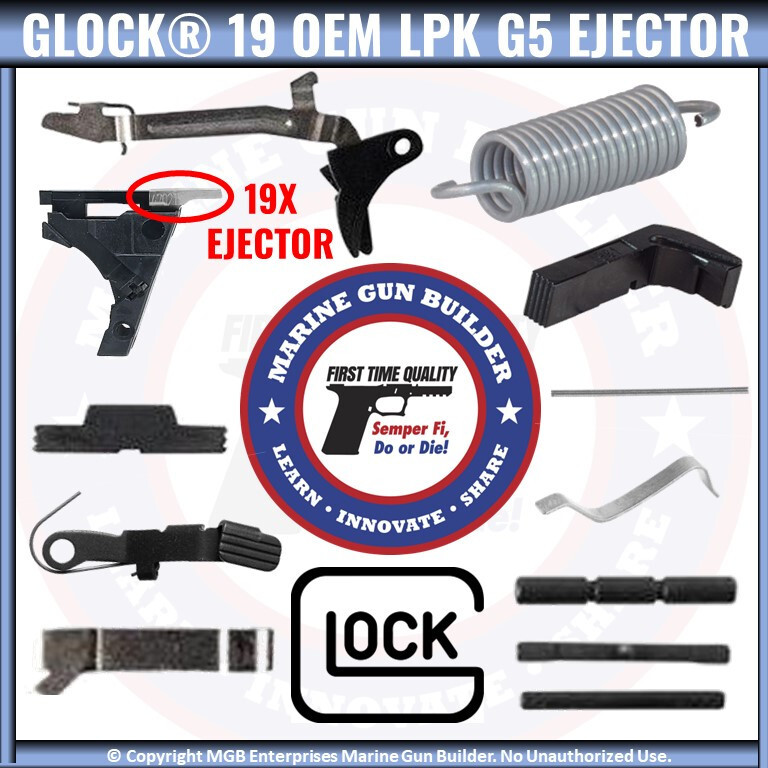 Glock 19 Lower Part Kit Gen 3 OEM G19 LPK Armorer G5 Complete Custom ...