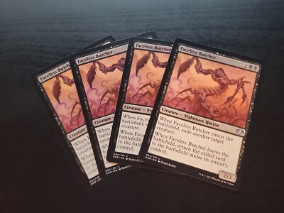 4× Faceless Butcher - MTG Dominaria Remastered M/NM #84, On Hand! | eBay