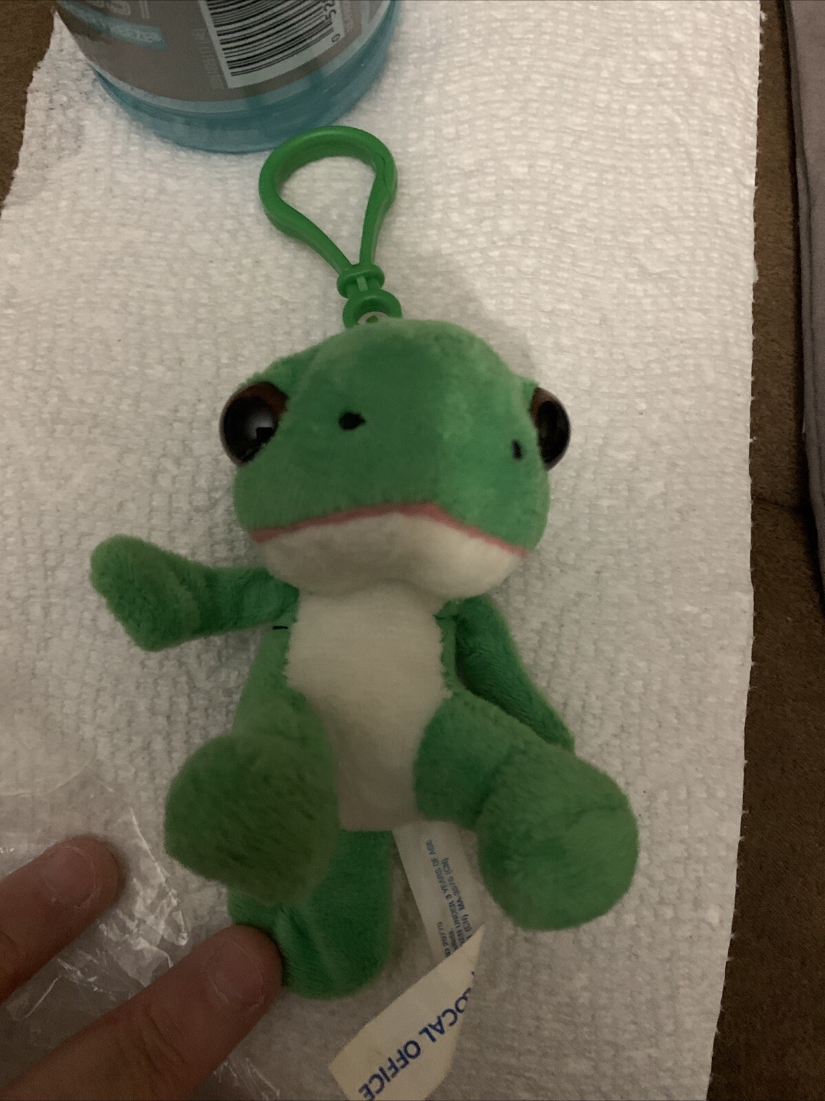 Geico Gecko Backpack Clip Keychain Plush Stuffed Soft Animal Insurance ...